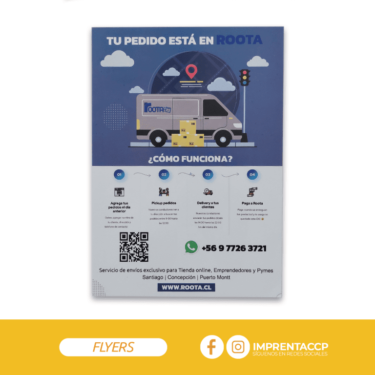 Flyers 1000 unidades - Imprenta Concepción