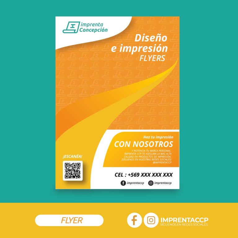 Flyers 1000 unidades - Imprenta Concepción