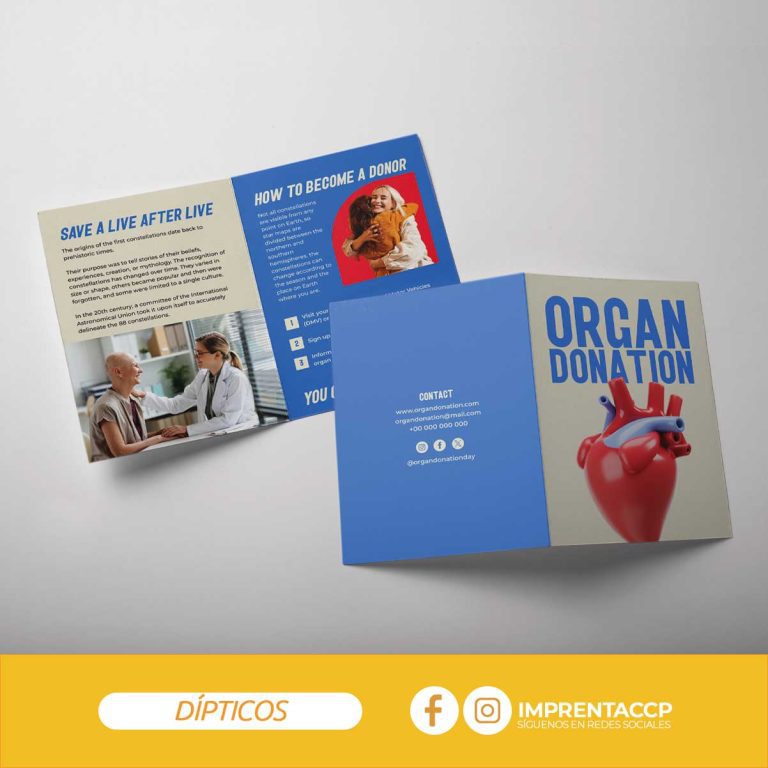Dípticos - Imprenta Concepción